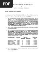 Stockholder Capital Call Notice | PDF