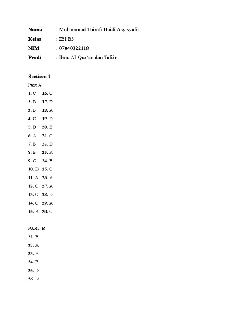 Muhammad Thirafi Haidi A - 07040322118 - IBI - Additional Assignment 1 ...
