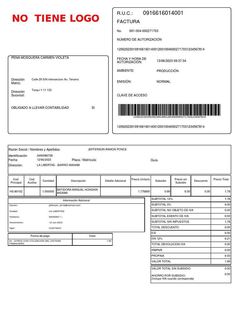 Factura (3) | PDF | Factura | Contabilidad
