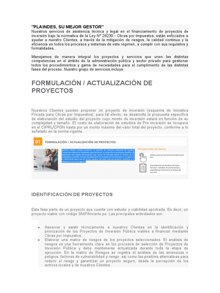 PLAINDES | PDF | Business | Economias