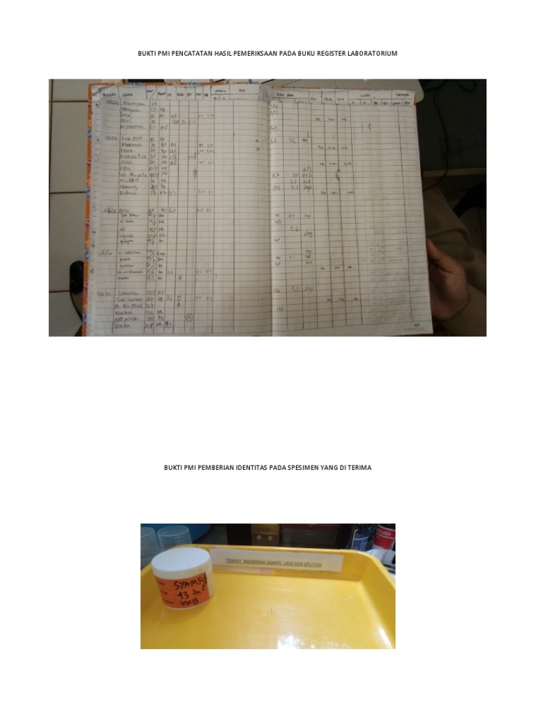 Bukti PMI Pencatatan, DLL | PDF