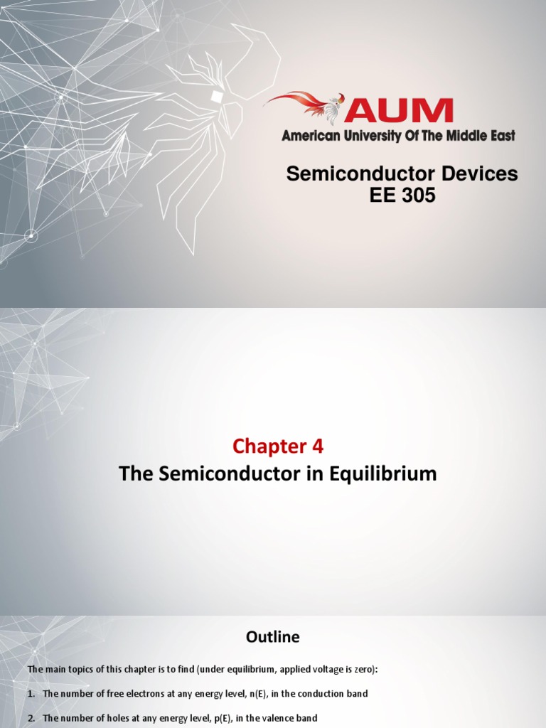 Chapter 4 | PDF | Semiconductors | Electrical Resistivity And Conductivity
