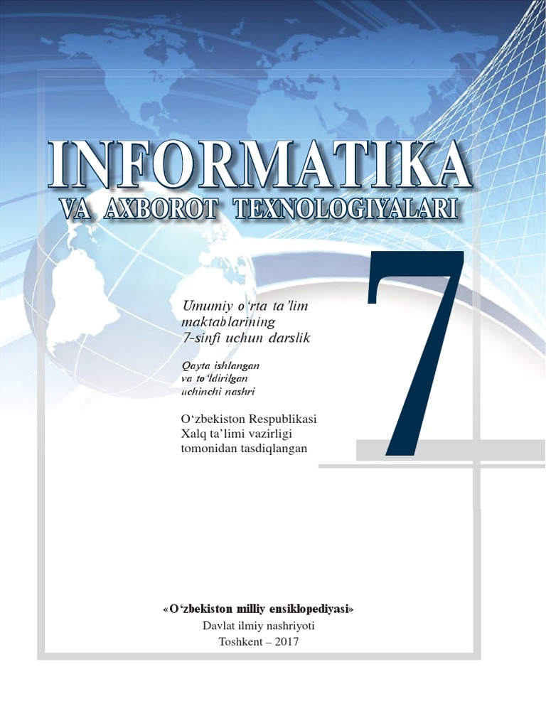 7-Sinf Informatika | PDF