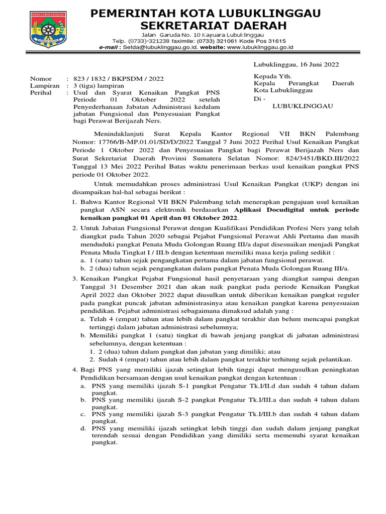 Surat Edaran UKP Oktober 2022 | PDF