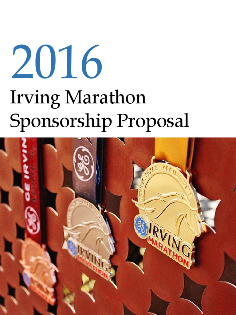 Irving Marathon Sponsorship Proposal | PDF