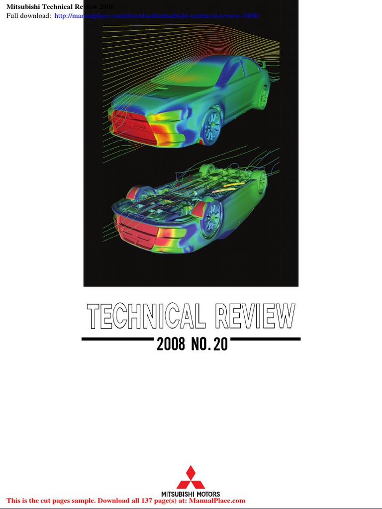 Mitsubishi Technical Review 2008 | Download Free PDF | Steering | Car