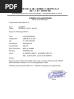 Contoh Stempel RT dan RW Desa Beji | PDF