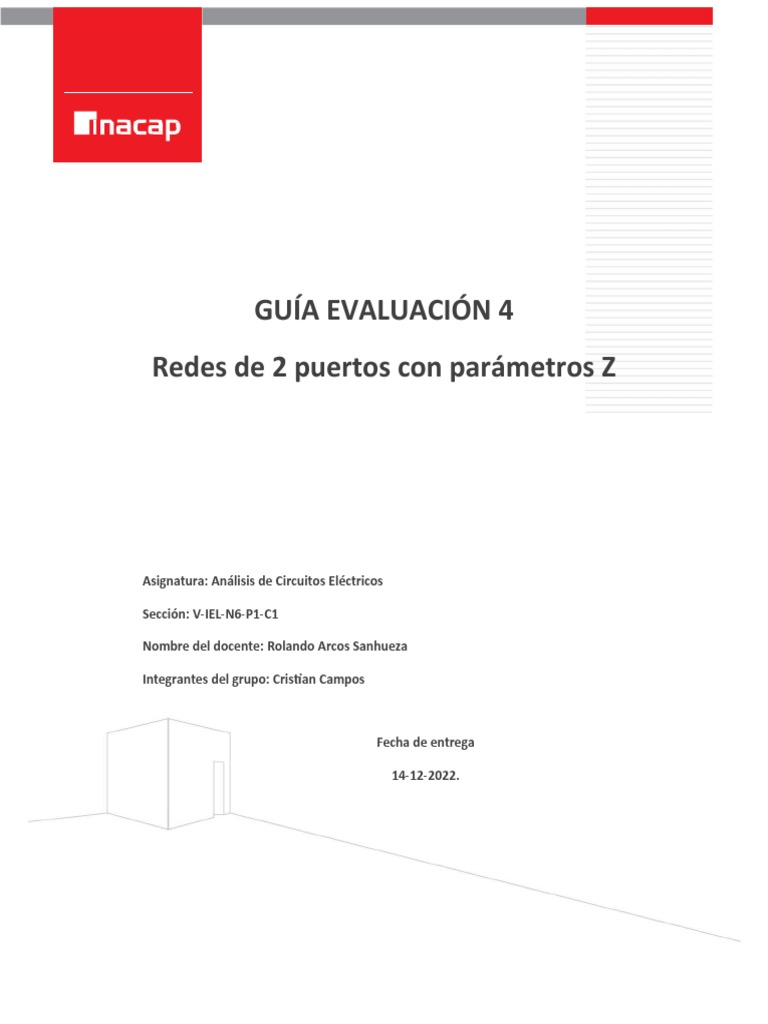 Informe 4 Anal Isis | PDF | Análisis de red (circuitos eléctricos) | Red eléctrica