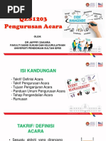 Pengurusan Acara | PDF