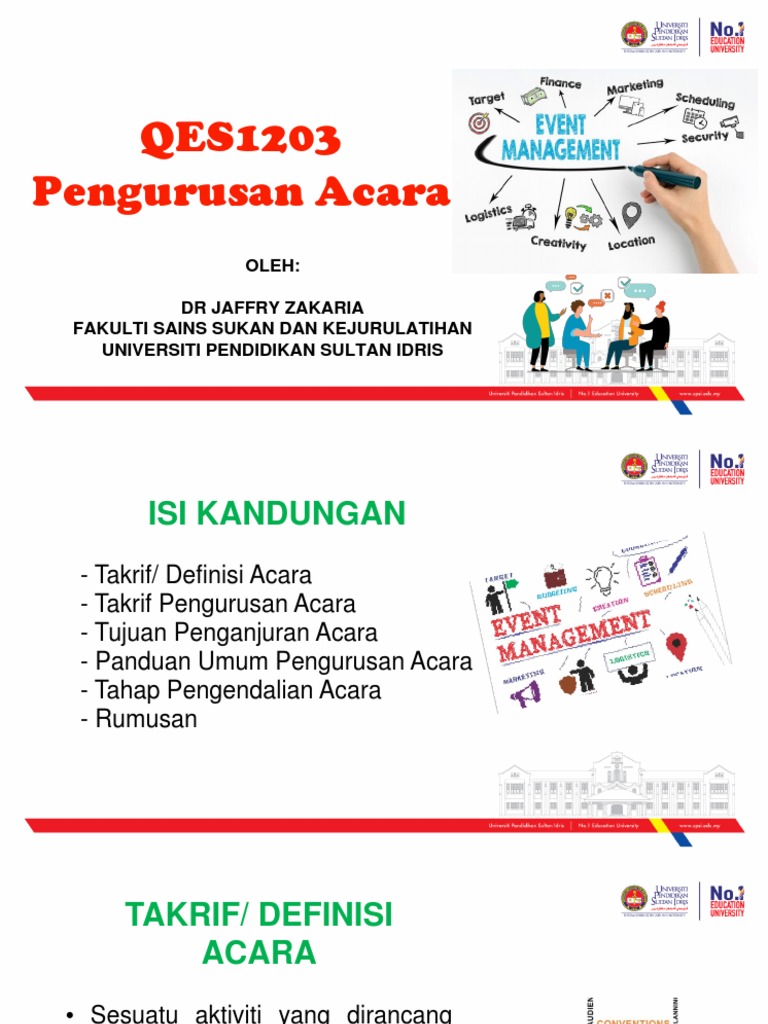 Pengurusan Acara 1 | PDF