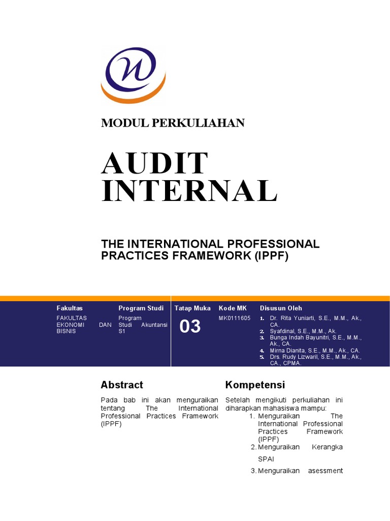 Modul 03 Audit Internal (3) | PDF