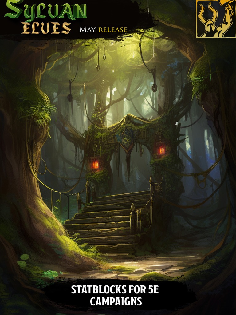 TitanForgePatreonStatblocks May23 Sylvan Elves | PDF | Copyright | License