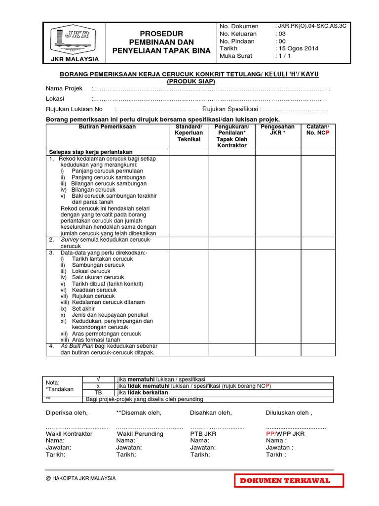 SKCAS3C-Kerja Cerucuk | PDF