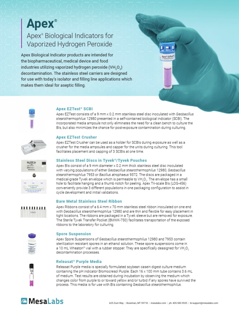 Apex Brochure | PDF | Sterilization (Microbiology) | Materials