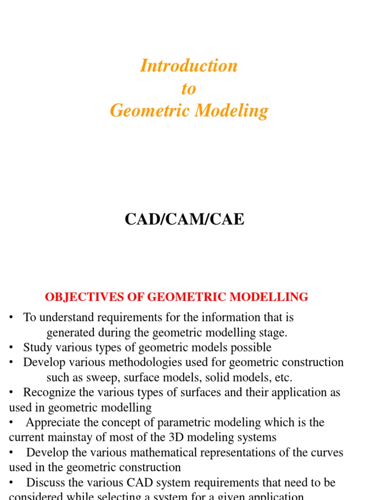 Introduction To Solid Modeling 1 | PDF | Computer Aided Design | 3 D Modeling