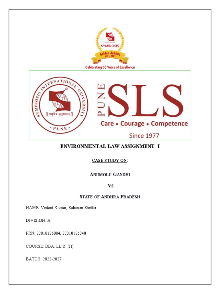 Environmental Law Assignment | PDF | Mining | Environmental Law