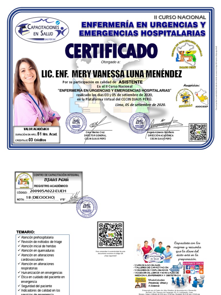 Enfermeria en Urgencias y Emergencias Hospitalarias Mery Luna | PDF | Ciencias de la Salud ...