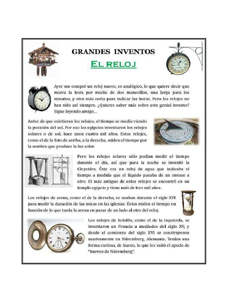El Reloj | PDF