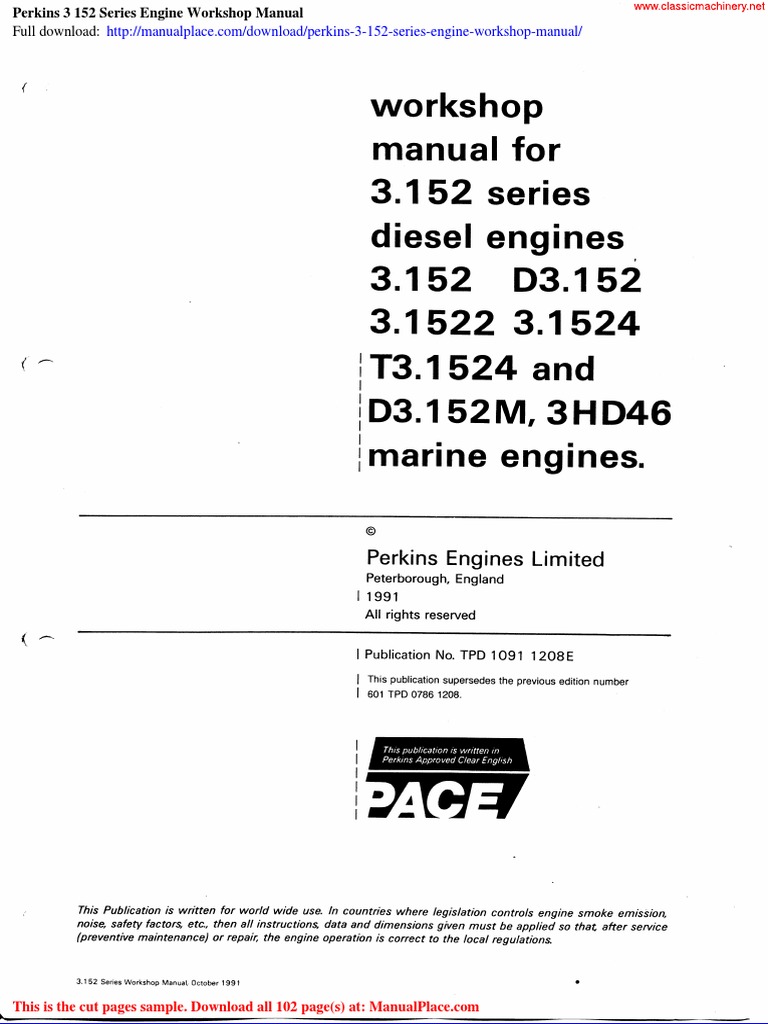 Perkins 3 152 Engine Manual | PDF | Computers