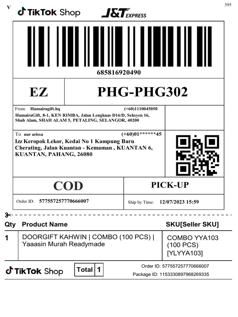 07-10 - 10-35-36 - Shipping Label+packing List | PDF