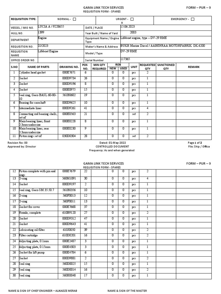 02.23 - Lifeboat Engine | PDF | Engines | Internal Combustion Engine