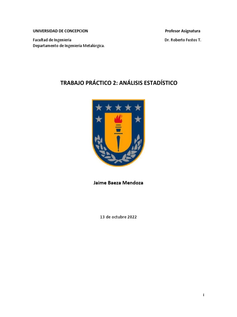 TP2 Jaime Baeza | PDF | Estadísticas | Análisis de regresión