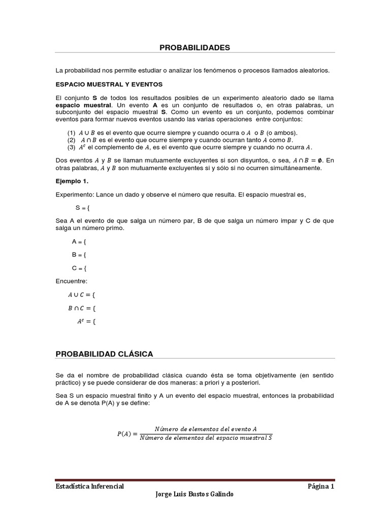 Estadistica Inferencial | PDF | Muestreo (Estadísticas) | Probabilidad