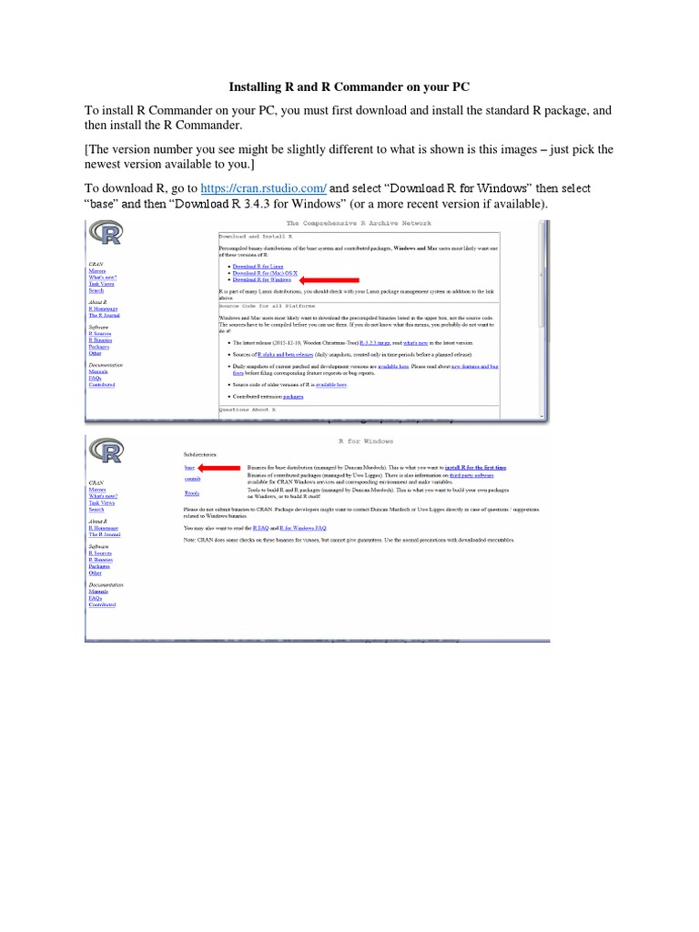 R Instructions | PDF | Icon (Computing) | Microsoft Windows