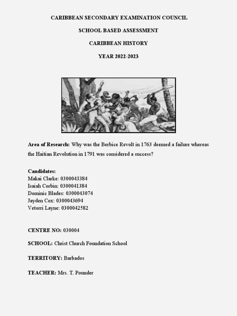 Revised and Amended Final History SBA | PDF | Slavery | Rebellions