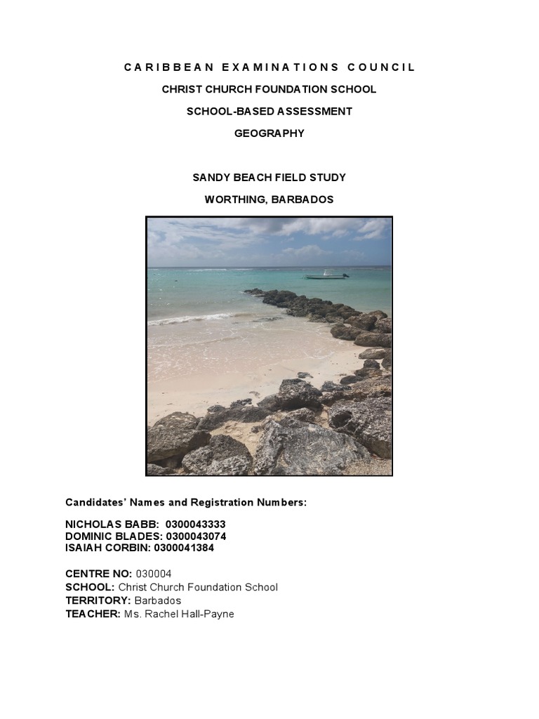 April 16, 2023 - Amended FINAL GEOGRAPHY SBA | PDF | Beach | Erosion