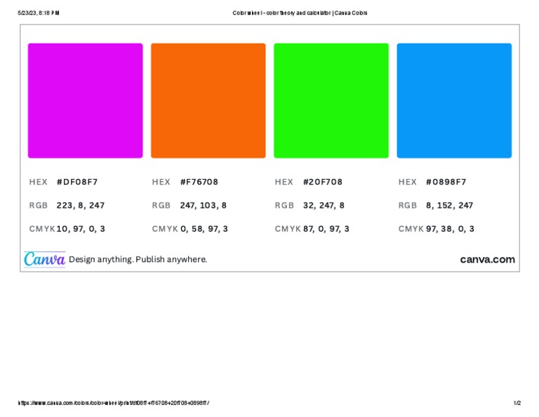 Color Wheel Purple | PDF