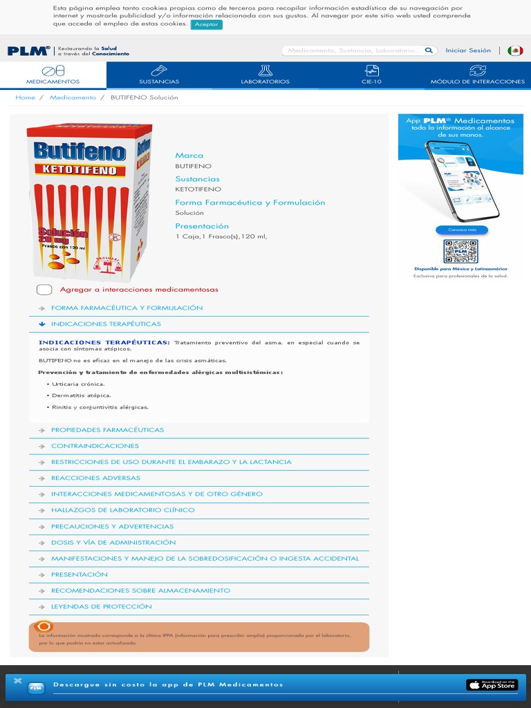 Butifeno - PLM | PDF | Alergia | Asma
