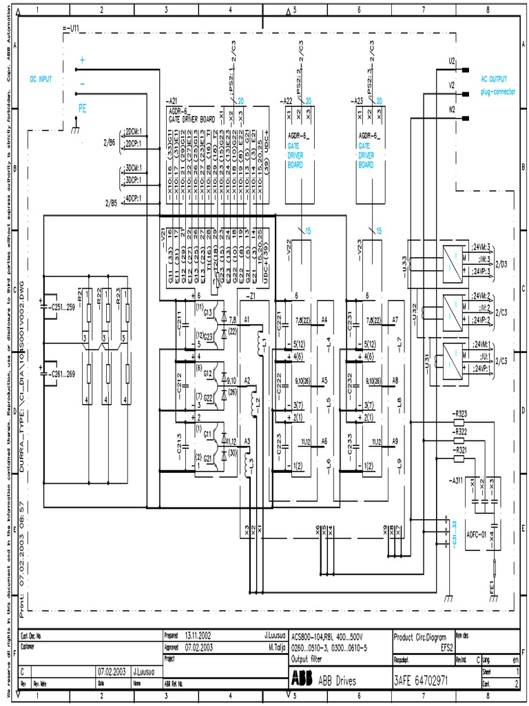 Circuit R8i Invereter Module Circuit Diagram | PDF