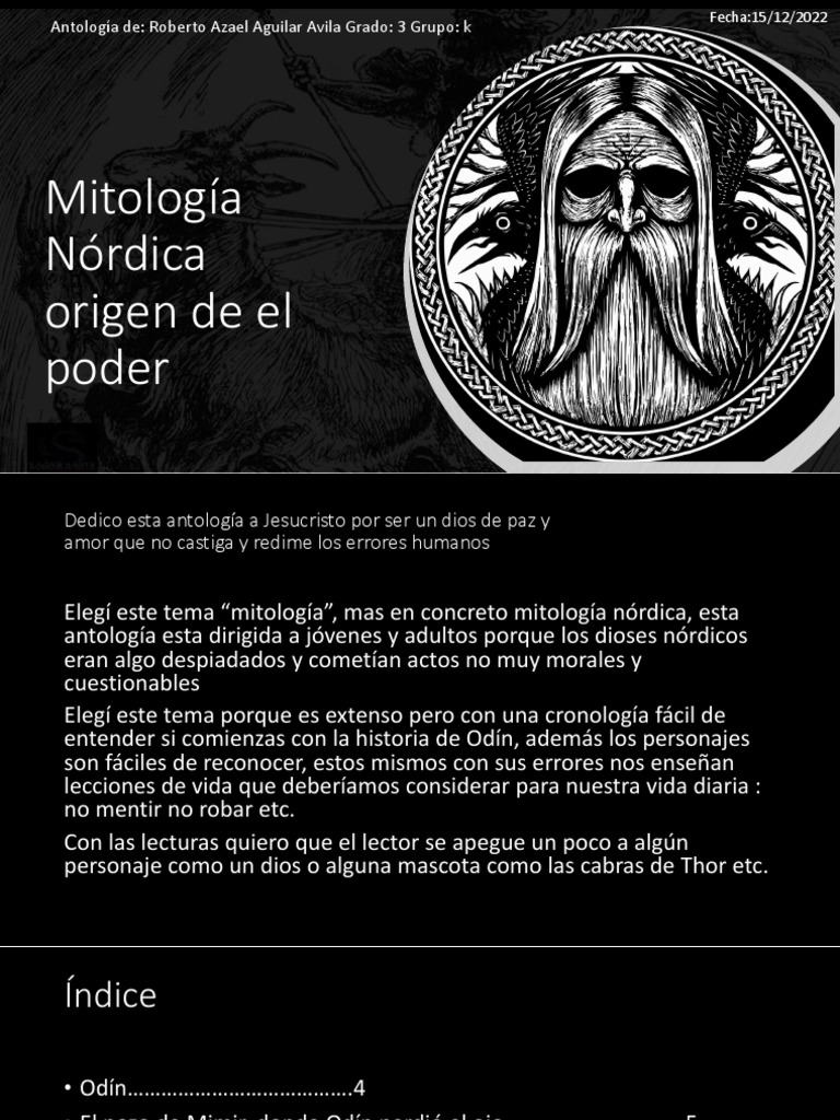 Antologia Roberto | PDF | Odin | Thor