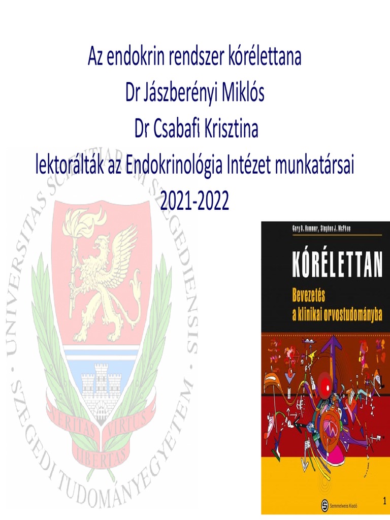 Endokrinológia 2022 2023 ÁOK Jegyzet 02 | PDF