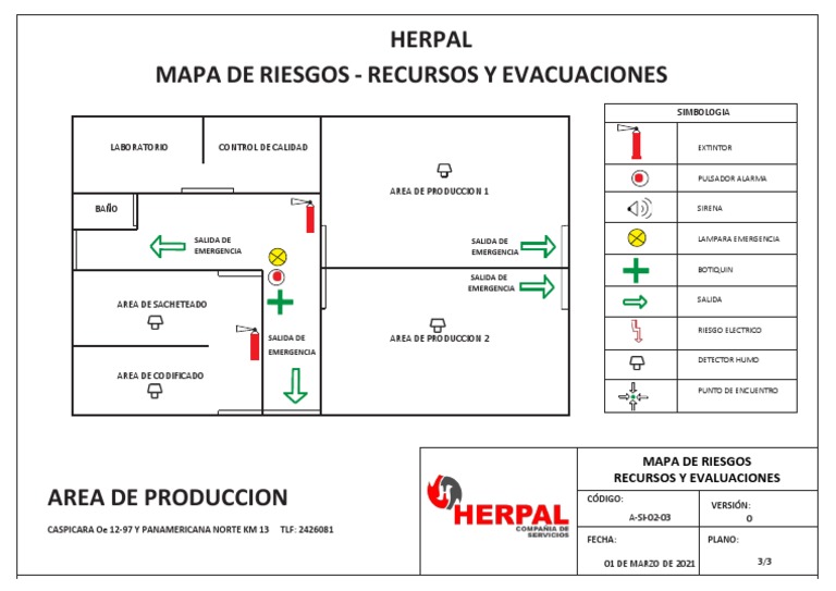 A Si 02 03 Mapa De Riesgos Produccion Pdf 9593