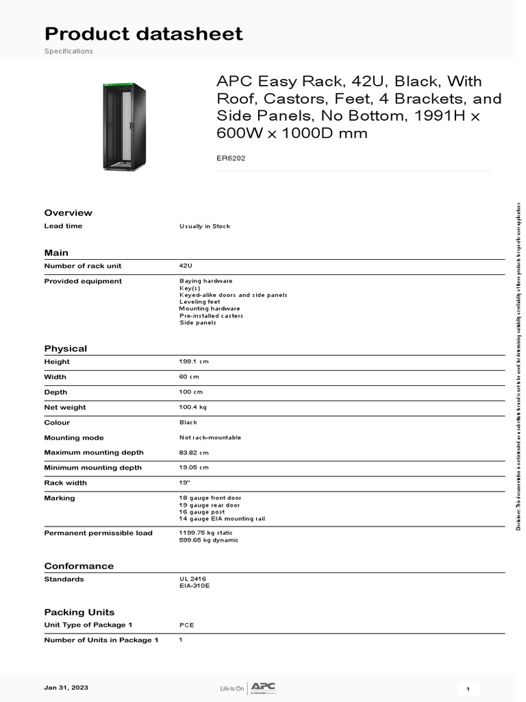 Easy Rack - ER6202 | PDF