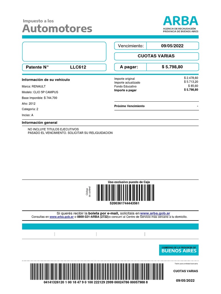 Boleta de Pago | PDF