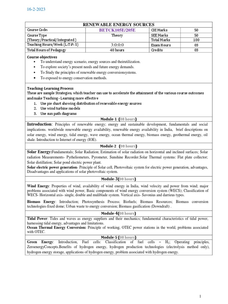BETCK105E | PDF | Solar Energy | Renewable Energy