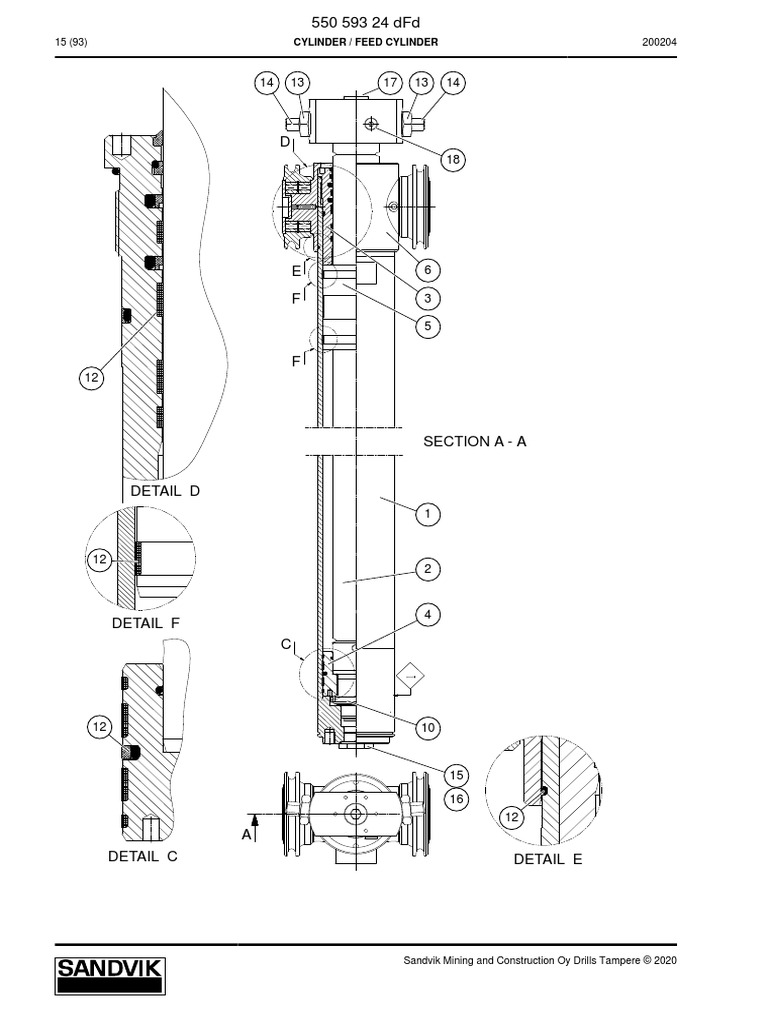Cylinder / Feed Cylinder | PDF | Mechanical Engineering | Machines