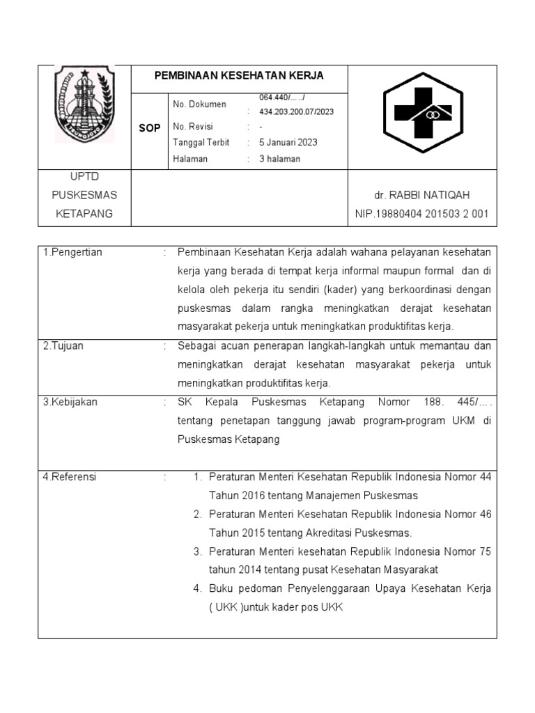 Sop 2022 Kesjaor | PDF