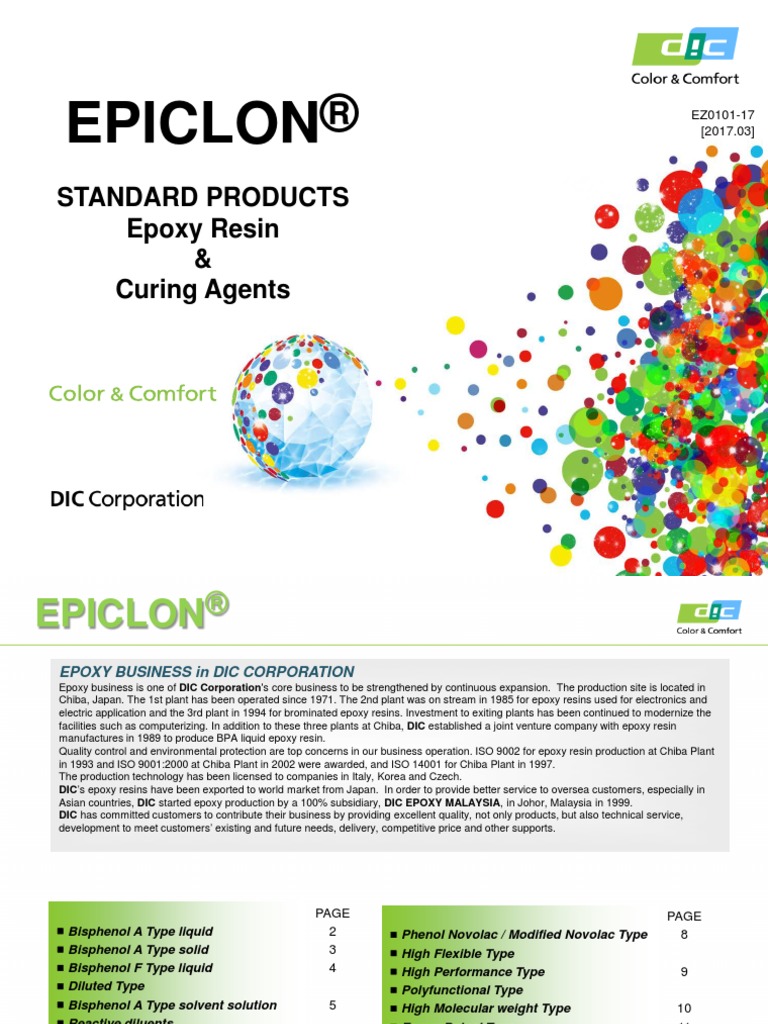 Dic Epoxy en | PDF | Epoxy | Physical Sciences