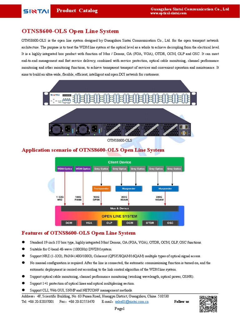 Optical Network Solutions Guide | PDF