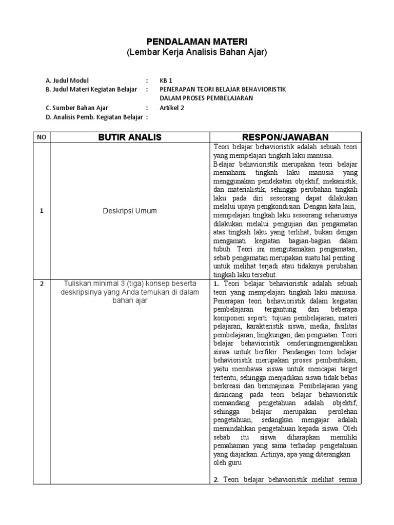 Lk1 Kb1 Resume | PDF | Karier & Perkembangan | Pengembangan Diri