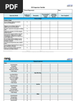 Gondola Inspection Checklist | PDF | Rope | Safety