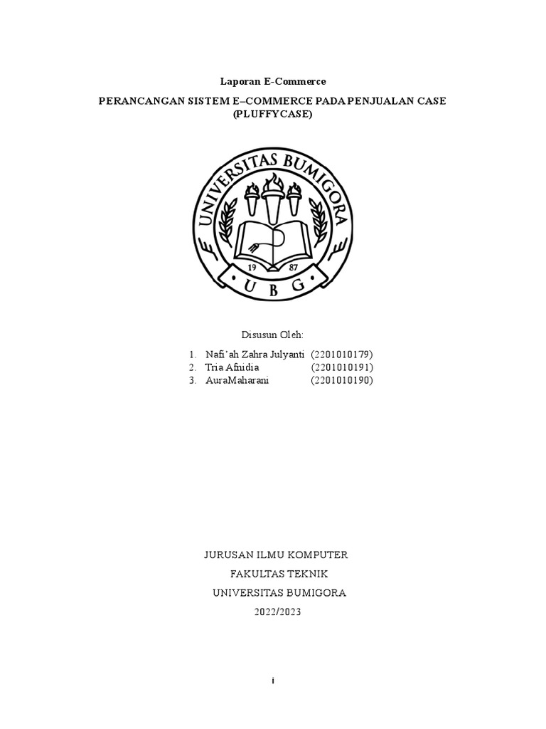 Laporan Project E-Commerce | PDF