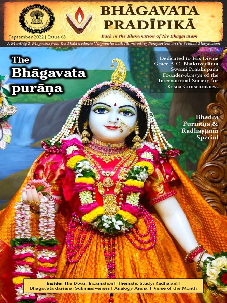 Bhagavata - Pradipika#63 - Sep2022 - RADHASTAMI - BHADRA-PURNIMA ...