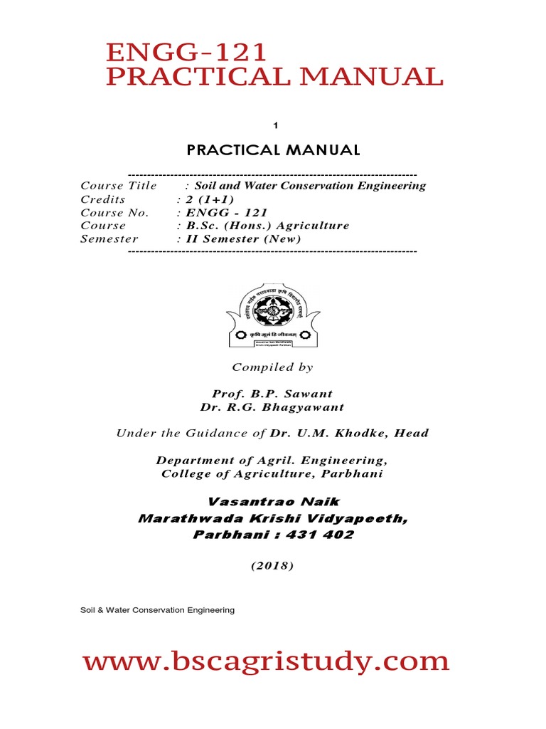 Soil Conservation Engineering Manual | PDF | Erosion | Surface Runoff