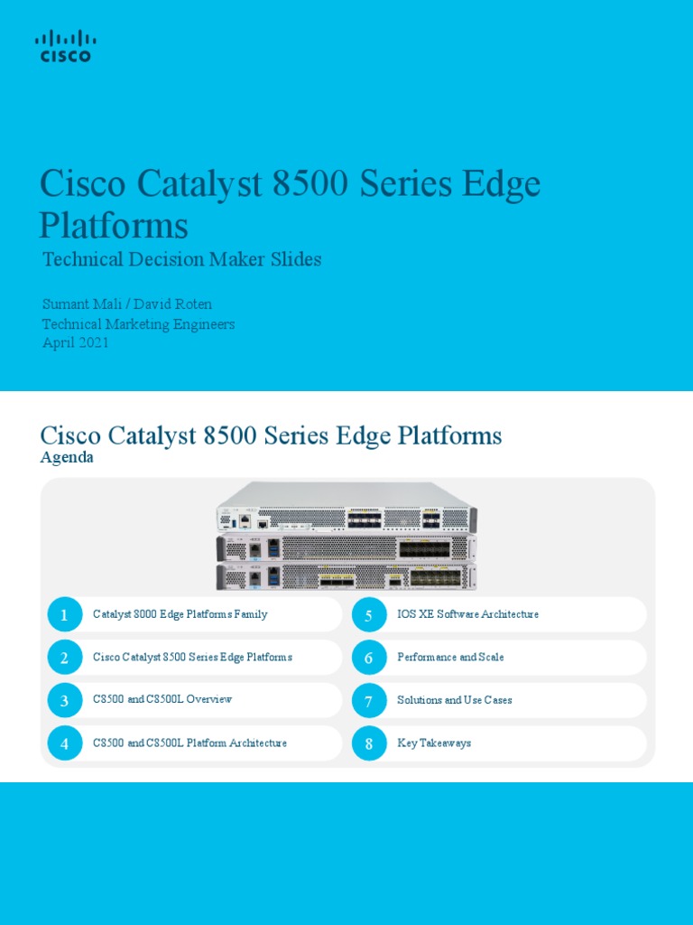 Cisco Catalyst 8500 Series Overview | PDF