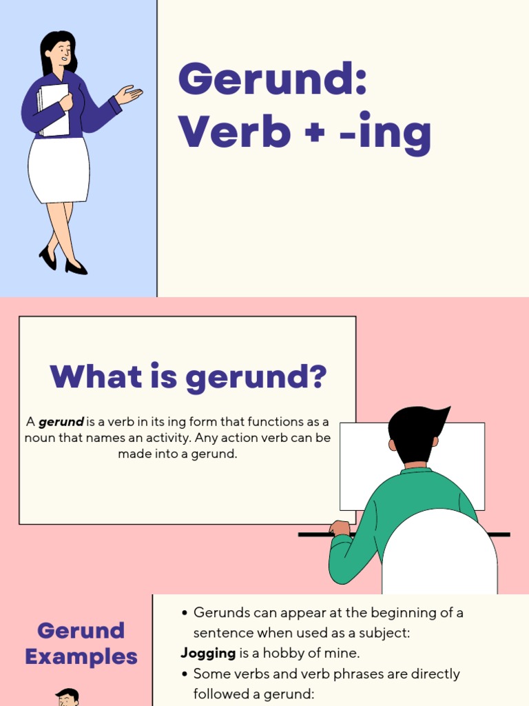 Gerund Verb + - Ing | PDF
